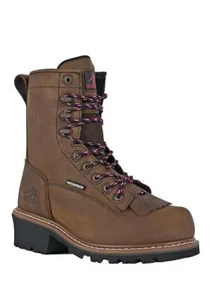 MOXIE TRADES 8-inch Composite Toe Work Boot - Brown