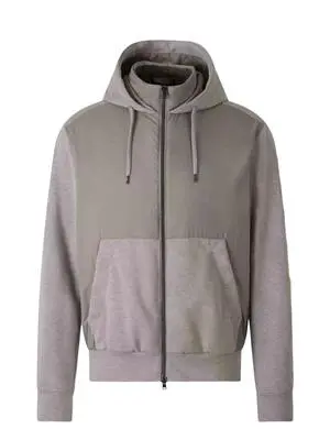 Herno Hooded Zip Sweater - Grey