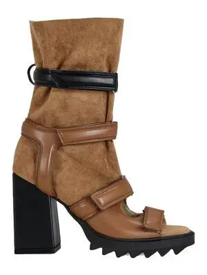 AZALEA WANG Thierry Block Bootie - Tan