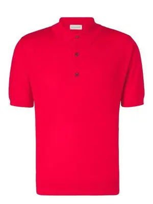 Dries Van Noten Wool Polo Shirt - Red