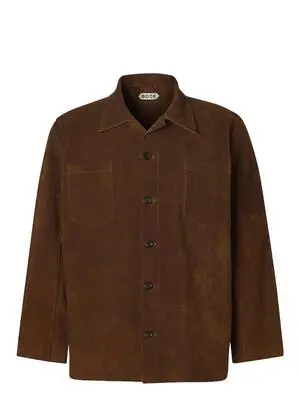 BODE Suede Overshirt - Brown