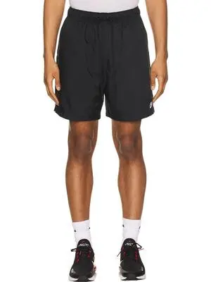 Nike Club Woven Flow Shorts - Black & White