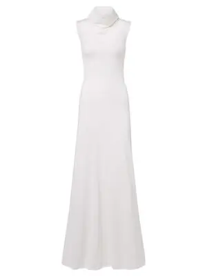 TOM FORD Knitted Wool Maxi Dress - White