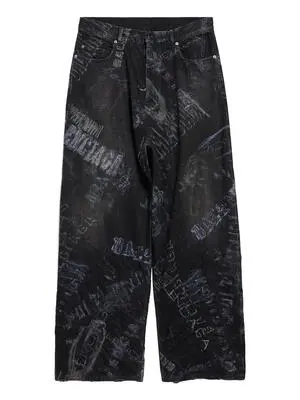 Balenciaga Minimal Baggy Pants - Black