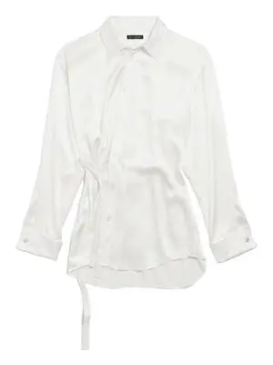 Balenciaga Wrap Shirt - White