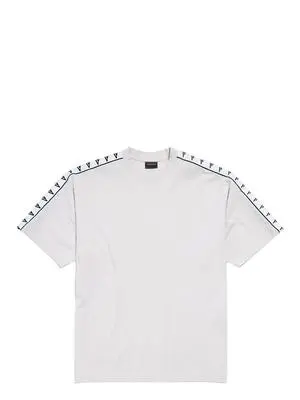 Balenciaga Stripe T-shirt Medium Fit - White