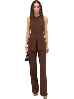 REFORMATION Faye Two Piece Set - Brown