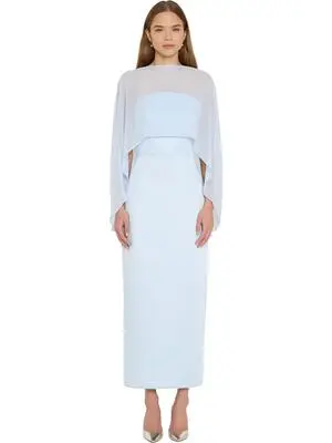 Amanda Uprichard Berkshire Midi Dress - Powder Blue