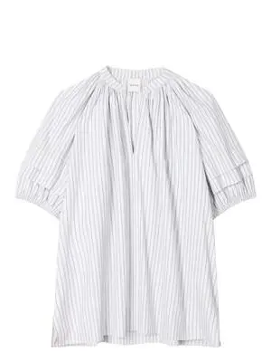 Paul Smith Striped Short Sleeve Top - White