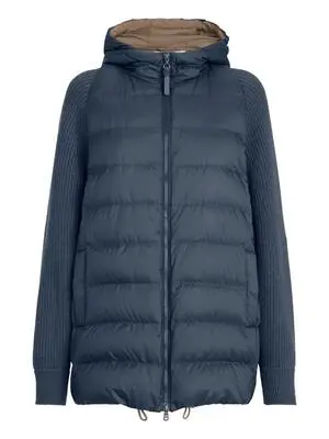 BRUNELLO CUCINELLI Nylon Short Down Jacket