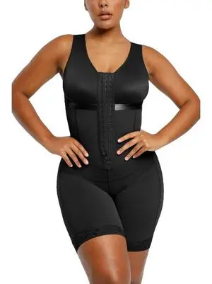 SHAPELLX Airslim® Post-surgical Full Coverage Bodysuit - Black
