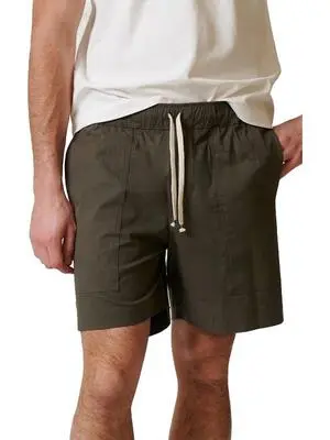 LEISURE LAB Cotton Ripstop Utility Shorts - Everglades