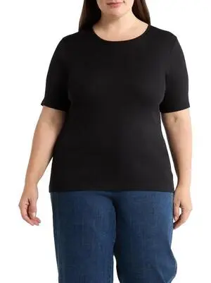 Eileen Fisher Organic Cotton Top - Black