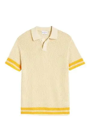 MAVRANS Open Knit Polo