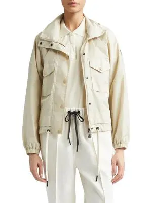 Moncler Day-namic Hooded Jacket - Beige Sand