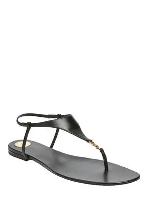 Saint Laurent Cassandra Sandal - Noir