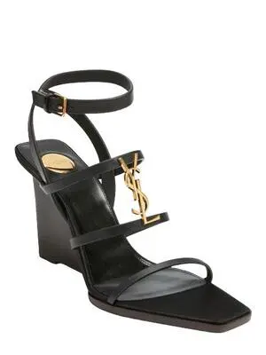 SAINT LAURENT Nicla Wedge Sandal