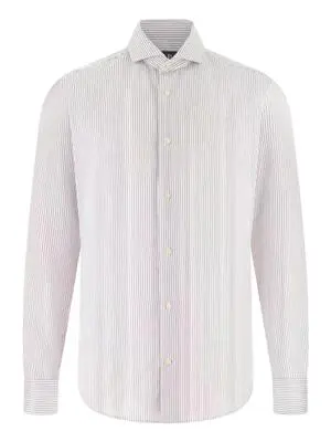 Boggi Milano Striped Shirt - White