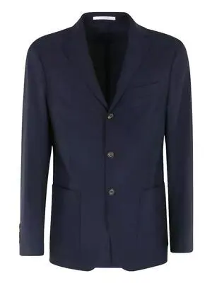Eleventy Single-breasted Blazer - Blue