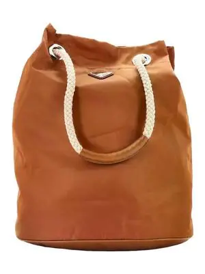 Prada Mariner Re-nylon Medium Bucket Bag - Brown