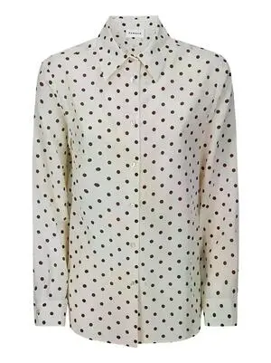 P.a.r.o.s.h Billo Polka-dot Shirt - Neutrals