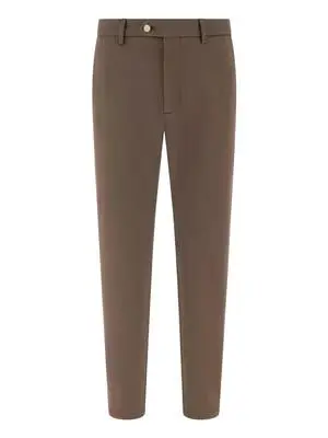 Boggi Milano Straight-leg Chino Pants - Brown