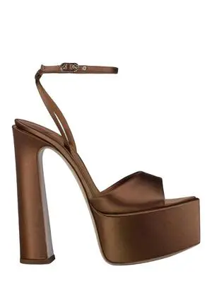 LE SILLA Nina Platform Sandals - Brown
