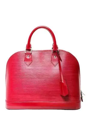 LOUIS VUITTON 2012 Epi Alma Pm Tote Bag - Red