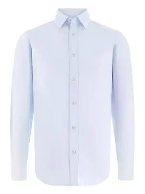 Boggi Milano Closed-collar Shirt - Blue