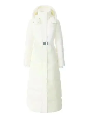 Mackage Hooded Belted Coat - Neutrals