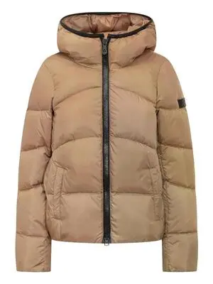 Peuterey Padded Hooded Jacket - Neutrals