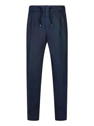 Brunello Cucinelli Drawstring Trousers - Blue
