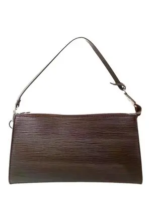 LOUIS VUITTON 2004 Epi Pochette Shoulder Bag - Brown