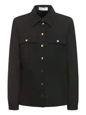 Michael Kors Flap-pocket Button-up Shirt - Black