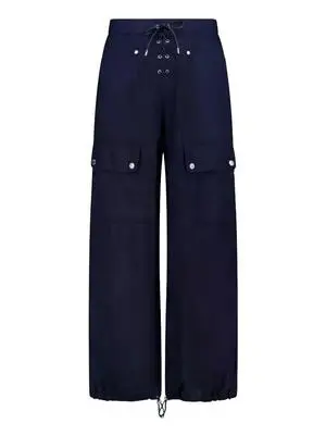 Ralph Lauren Briella Drawstring Trousers - Blue