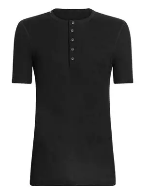 Dolce & Gabbana Buttoned T-shirt - Black