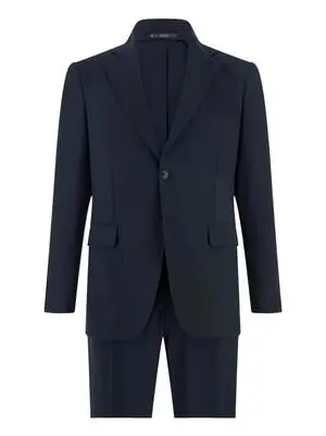 Boggi Milano Flap-pocket Suit - Blue