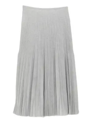 JNBY Pleated Midi Skirt - Grey