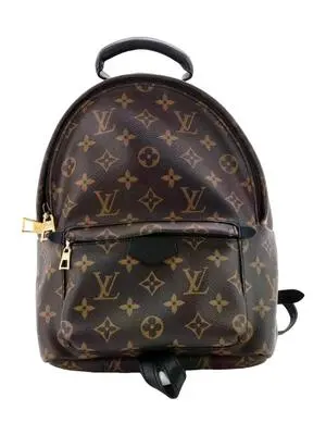 LOUIS VUITTON Palm Springs Monogram Canvas Pm Backpack - Brown