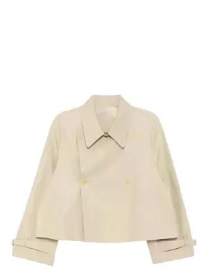 LESS Raglan-sleeves Crop Jacket - Neutrals