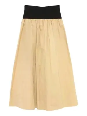 LESS A-line Maxi Skirt - Neutrals