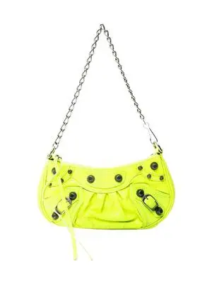 Balenciaga Le Cagole Chain Shoulder Bag - Yellow