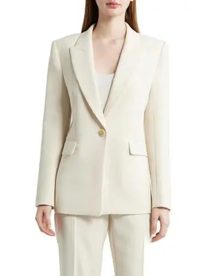 Kobi Halperin Rue Longline Blazer - Ecru