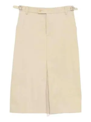 LESS Cotton Midi Skirt