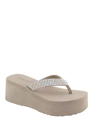 Christian Siriano Filix Platform Sandal Simply Taupe