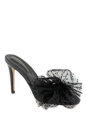 Christian Siriano Embellished Stiletto Sandals - Black