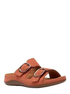 Clarks Cecily Step Sandal - Burnt Orange