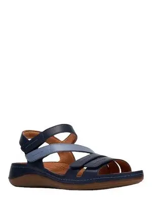 Clarks Cecily Strappy Sandal - Blue Combo