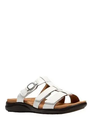 Clarks Kitly Pearl Sandal - White Patent
