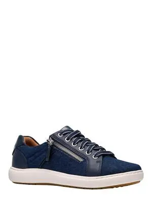 Clarks Nalle Zen Leather Sneaker Dark Denim